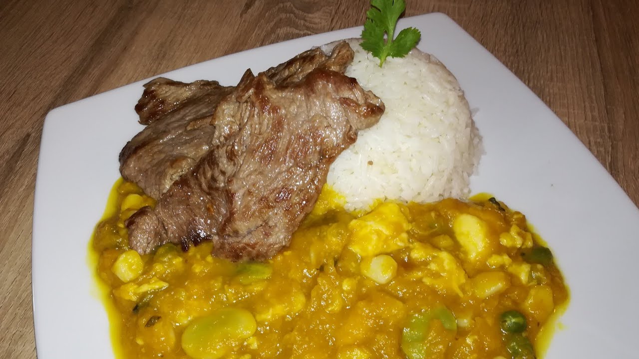 Como Preparar Locro de Zapallo con Bisteck - YouTube