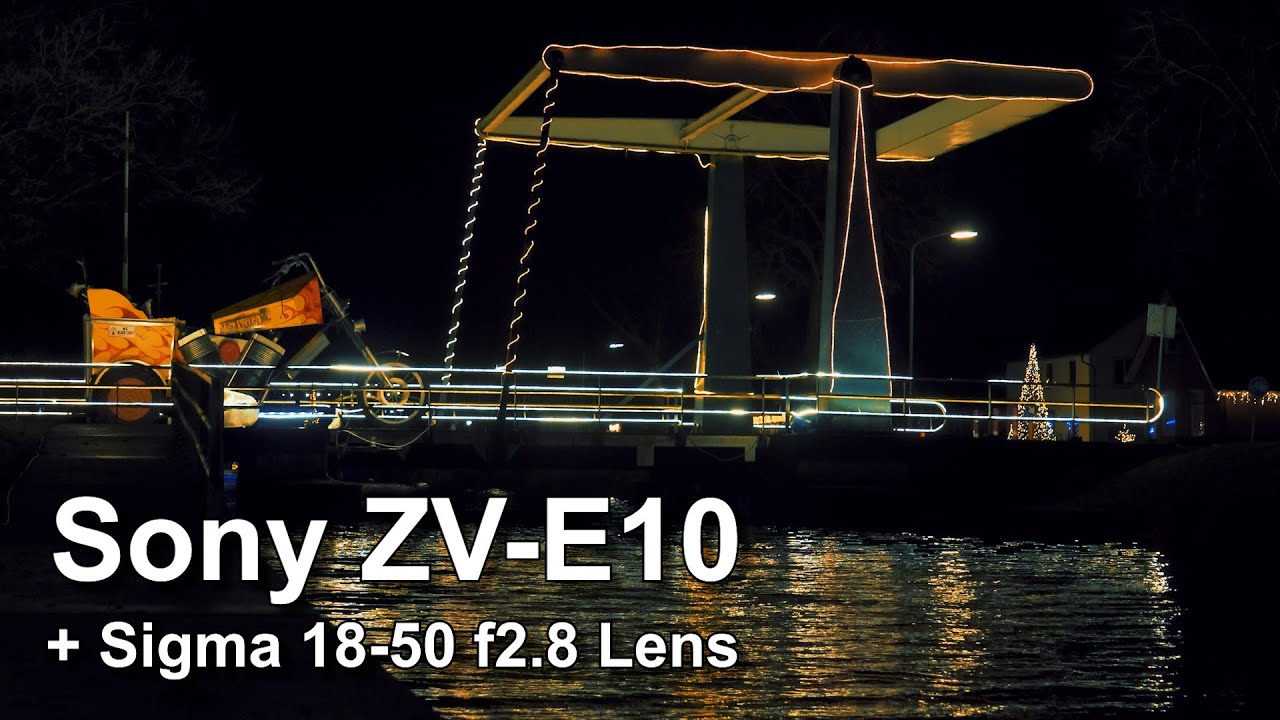 Sony ZV E10 | Sigma 18-50mm f2.8 | Low Light Video Test - YouTube
