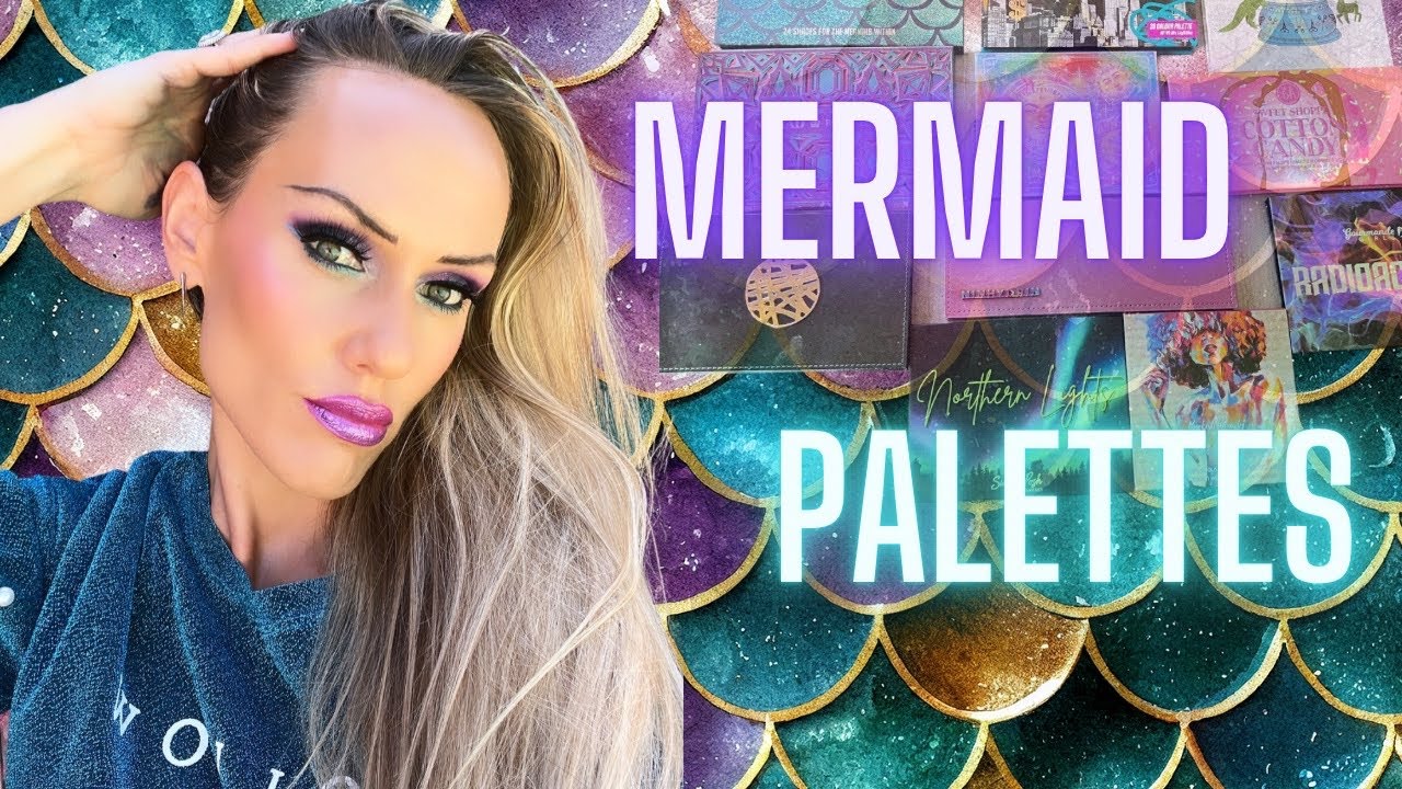 11 Palettes with Mermaid Colors | Inspo: The Little Mermaid - YouTube