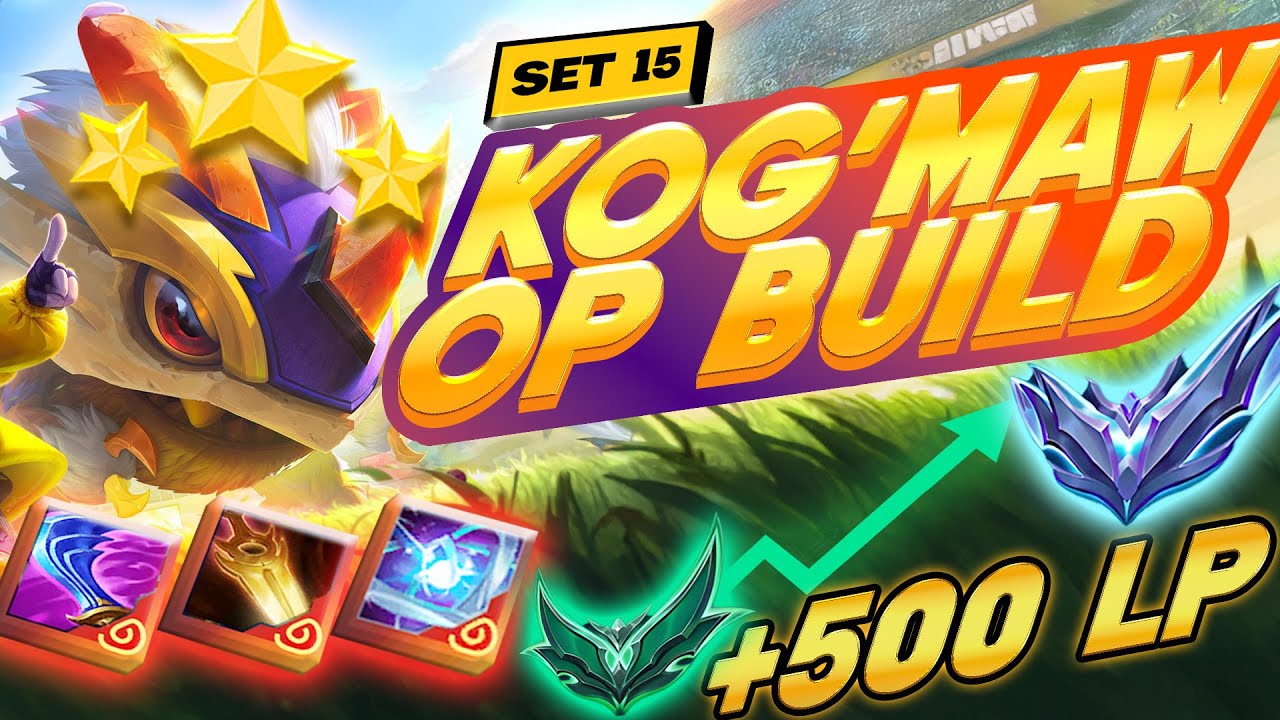 KOG'MAW⭐ ⭐ ⭐ OP BUILD META PATCH 15.3 #teamfighttactics #tft #tftset15 ...
