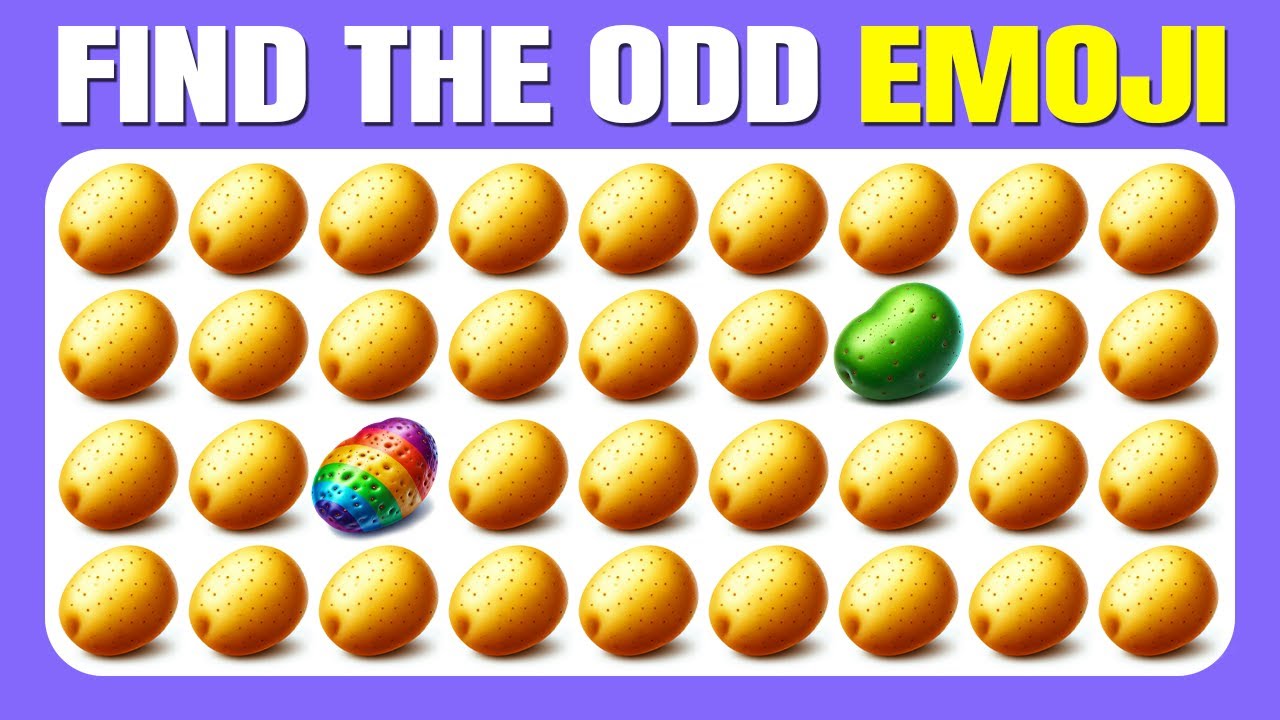 Find the ODD One Out - Vegetable Edition🥔🌽🥕 Easy, Medium, Hard - 30 ...