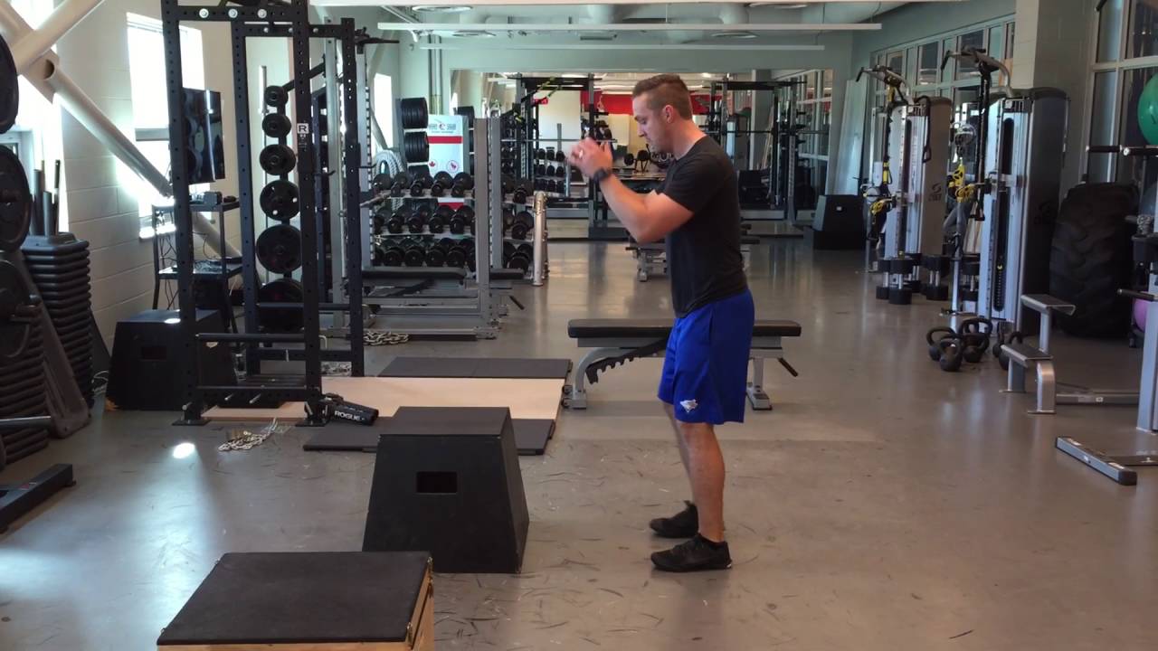Counter movement jump (CMJ) to box - YouTube
