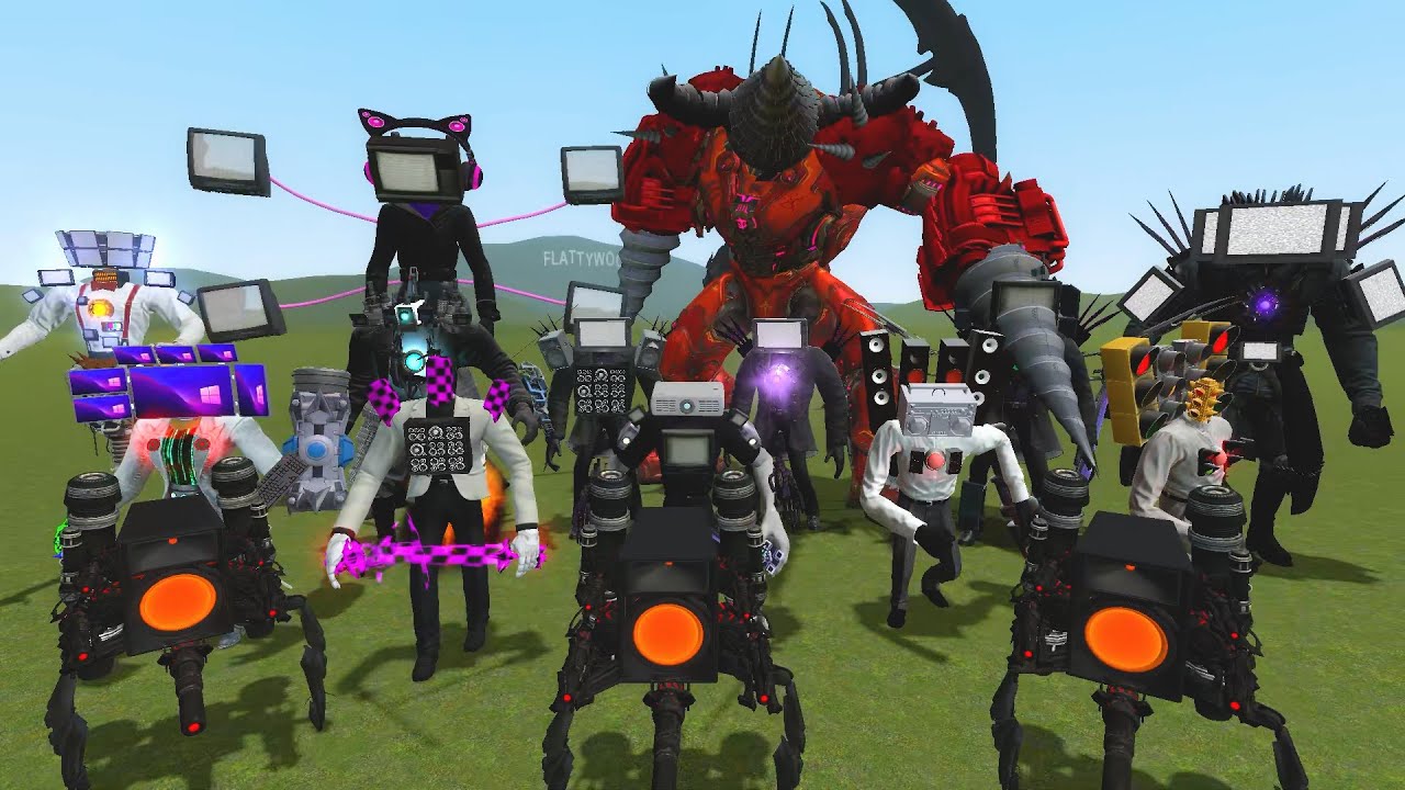 Gmod -Tri-Titan, PCman goes to the reverse planet to destroy Upgrade ...