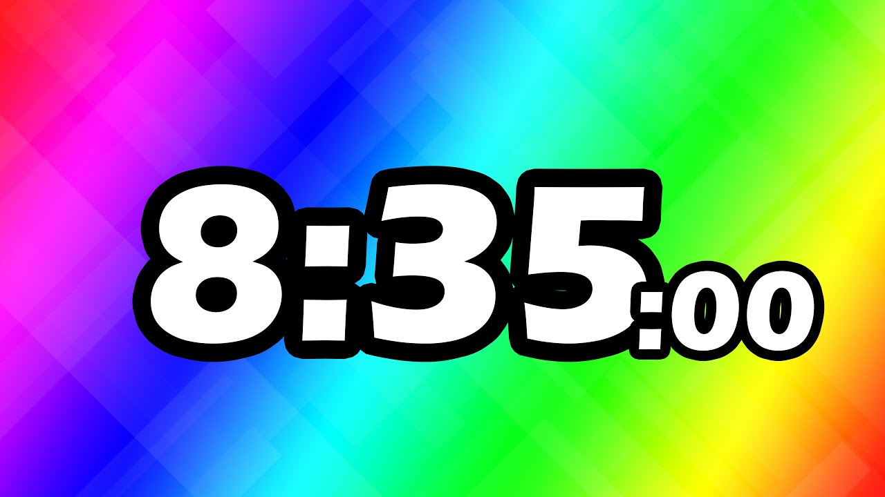 8 Minutes and 35 Second TIMER Countdown - YouTube