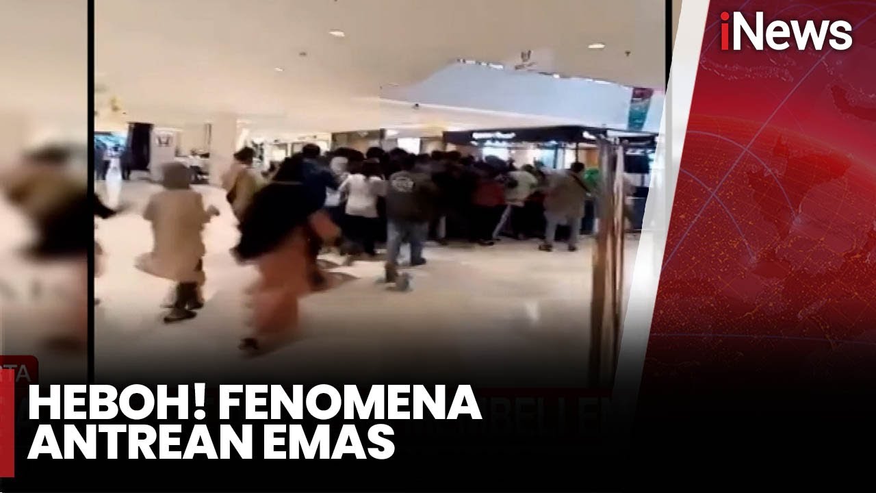 HEBOH! Warga Berebut Antrean Membeli Emas Batangan | iNews Prime | 14/04 - YouTube