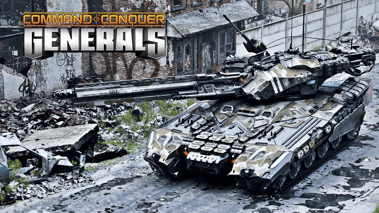 USA Artillery + Sniper 1 vs 4 GLA Missile (MOD UNTITLED) C&C Generals ...