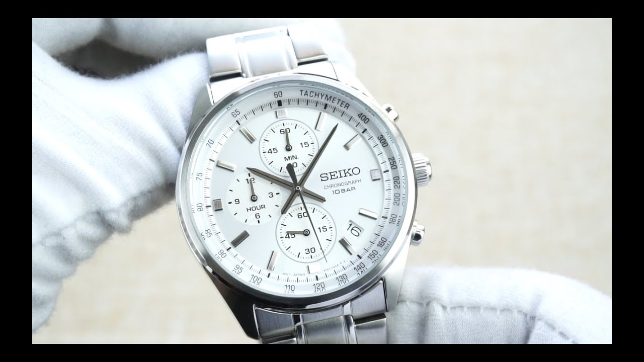 SEIKO CHRONOGRAPH SSB375P1 - YouTube
