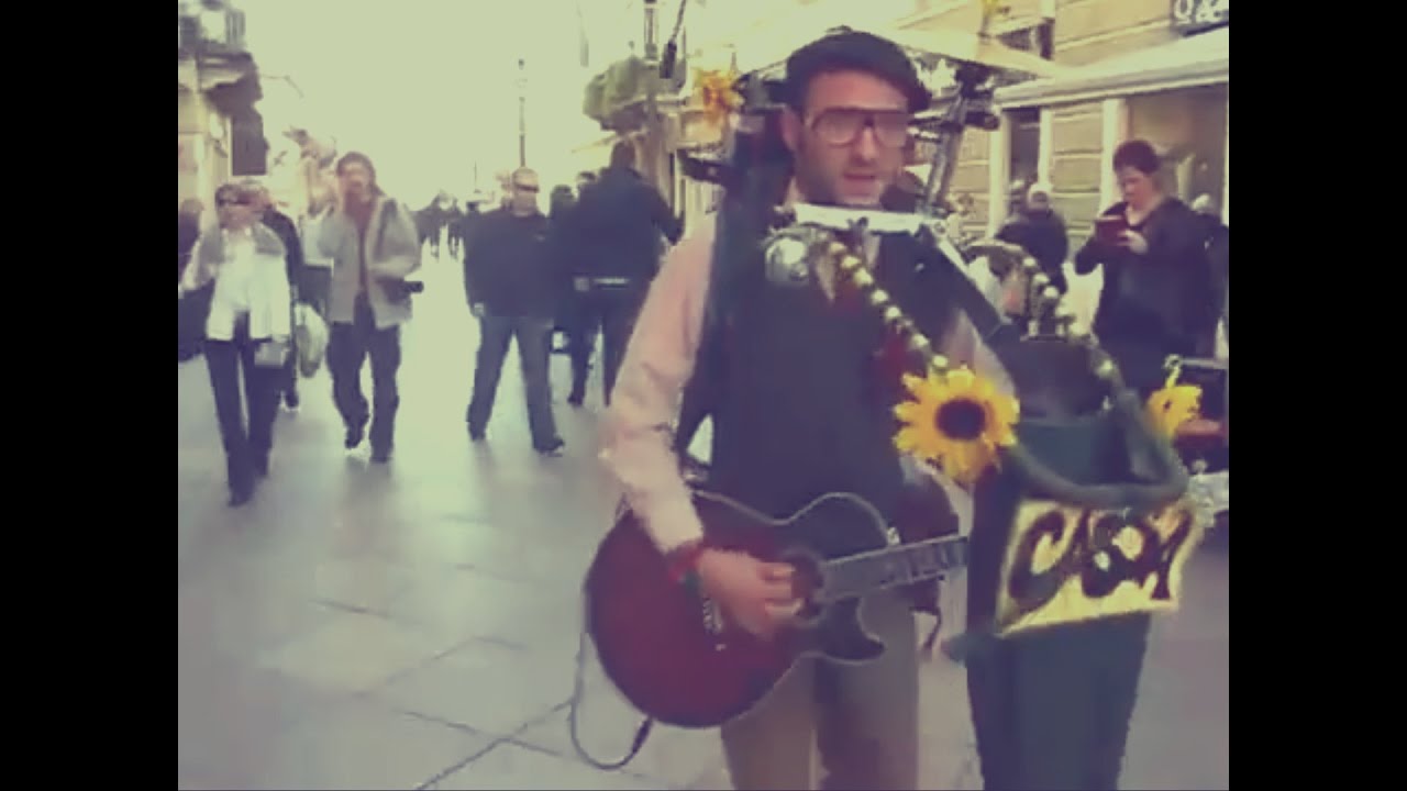 Amazing One Man Band Street Performer in Croatia Cigo Man Band - YouTube