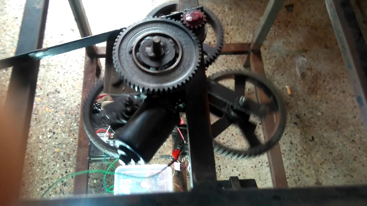 CONTINUES FREE POWER GENERATION BY GEARS ROTATION - YouTube