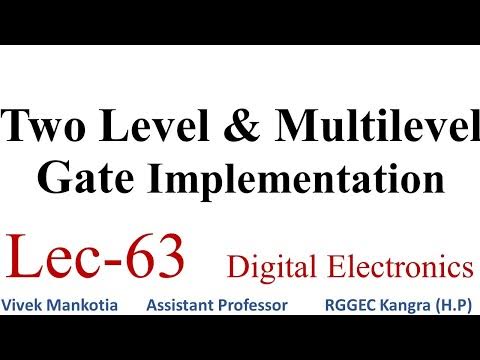 TWO LEVEL LOGIC IMPLEMENTATION - YouTube