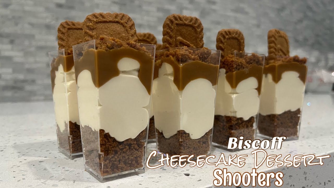 BISCOFF CHEESECAKE DESSERT SHOOTERS - YouTube