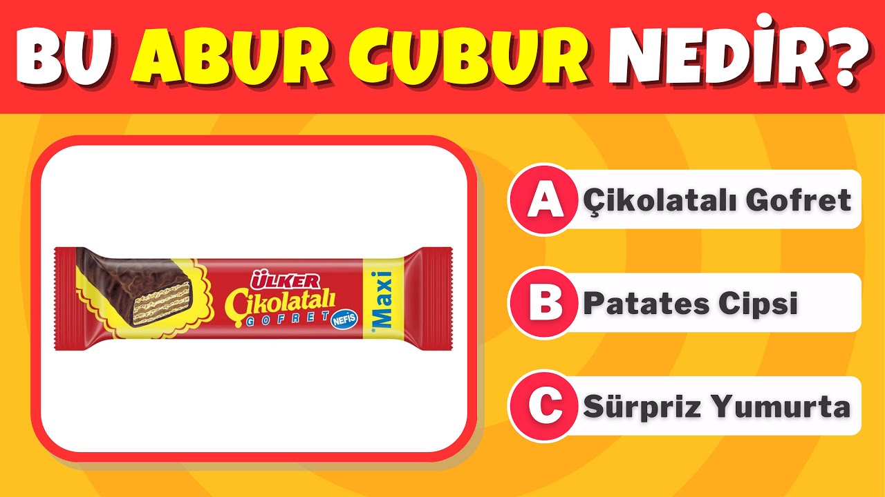 Bu Abur Cubur Nedir 🤔 Görselden Atıştırmalık Tahmin Etme Oyunu 🍔🍦 - YouTube