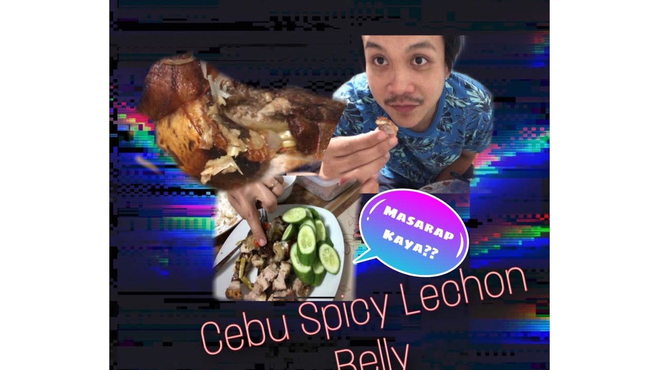 Cebu Spicy Lechon Belly. Moto vlog nauwi sa Cooking Show! - YouTube