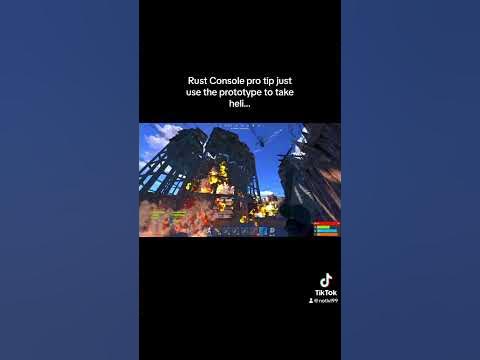 Rust Console pro tip use the prototype 17 to take heli…#shorts #rust # ...