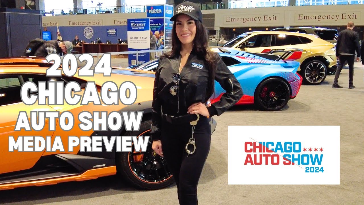 Chicago Auto Show 2024 Media Day Preview | walking Tour, February 9 ...