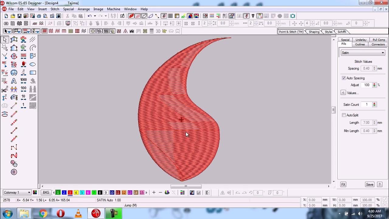 Wilcom-How to Split Complex Fill object in Wilcom Software English #wilcom #tutorial #embroidery ...