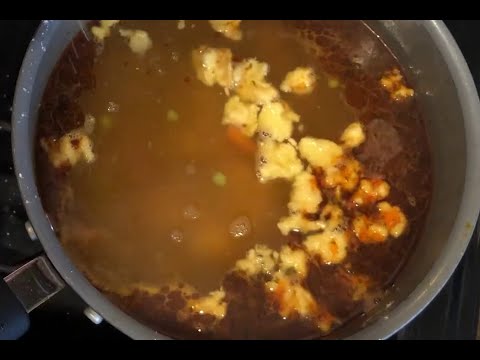 Csipetke- Hungarian Soup Noodles - YouTube