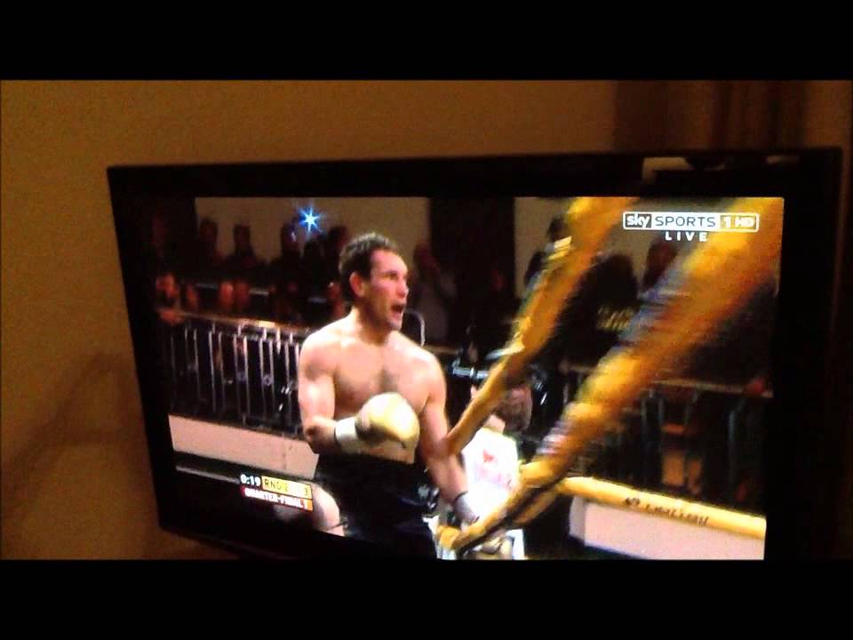 Boxer Falls Through Ropes - YouTube