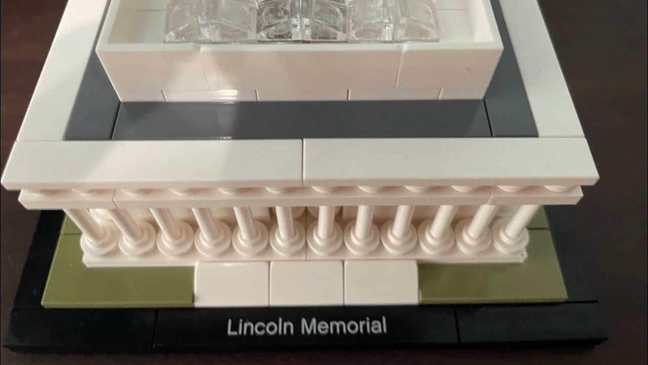 Lego Architecture: Lincoln Memorial Building - YouTube