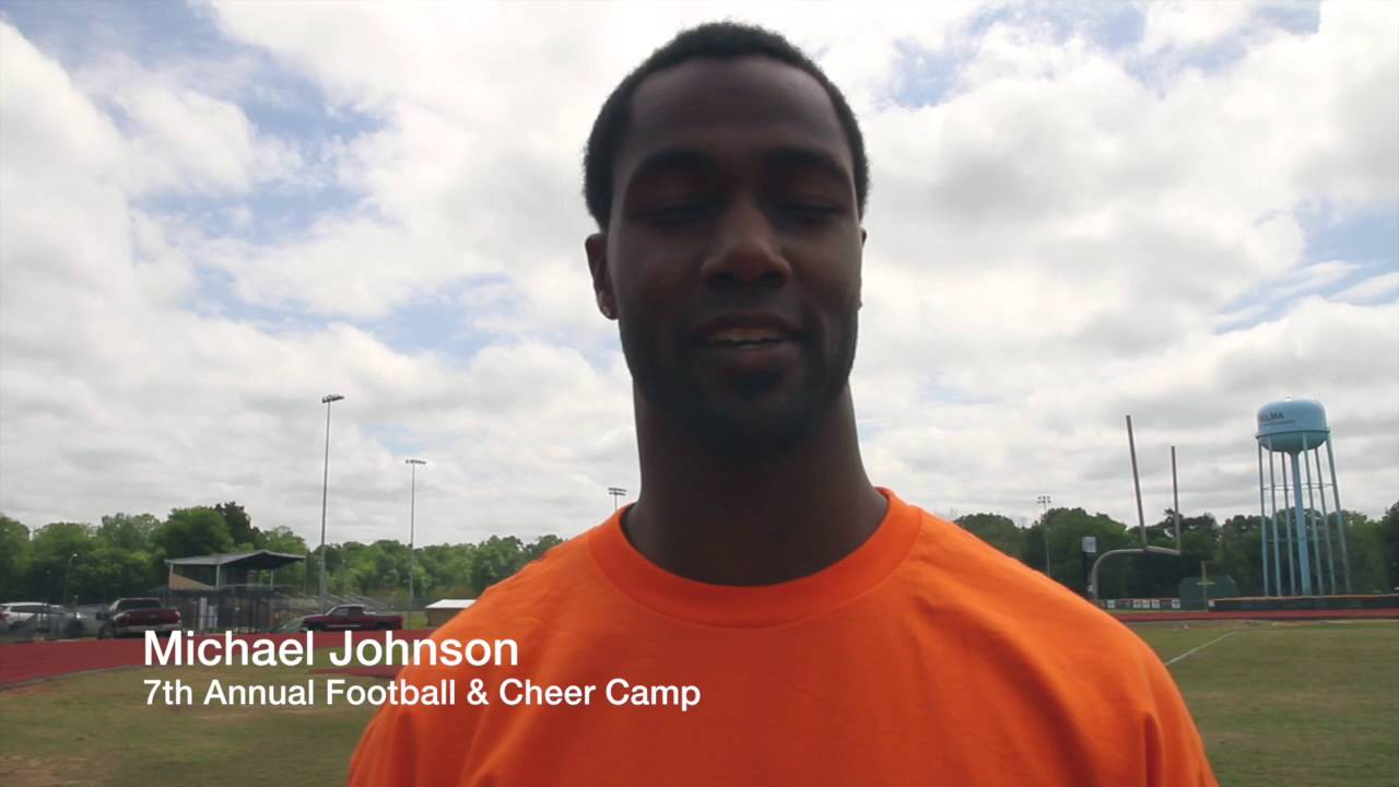 Michael Johnson's 7th Annual Football & Cheer Camp - YouTube
