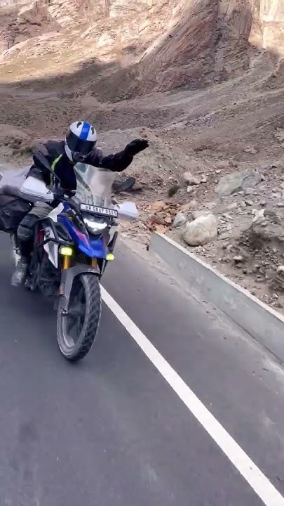 When bike struggle on high altitude… then 🙏🏻 #bmw #zanskar #miko # ...