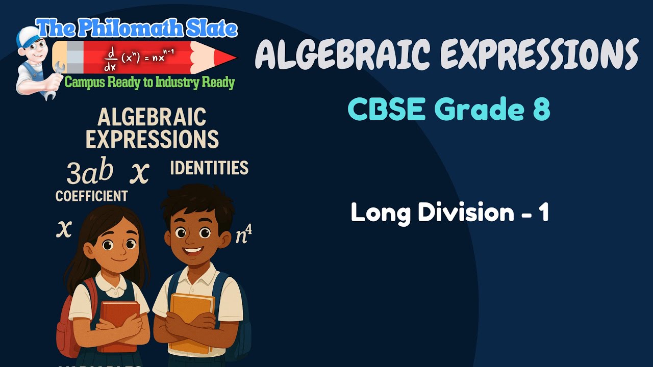 Lec 02 I Long Division I CBSE I Grade 8 I - YouTube