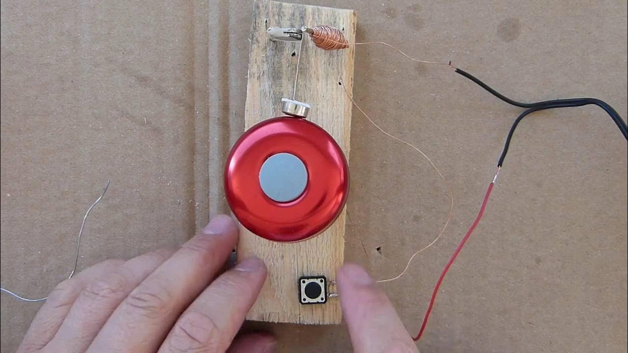 How to make electric bell - motorless bell - YouTube