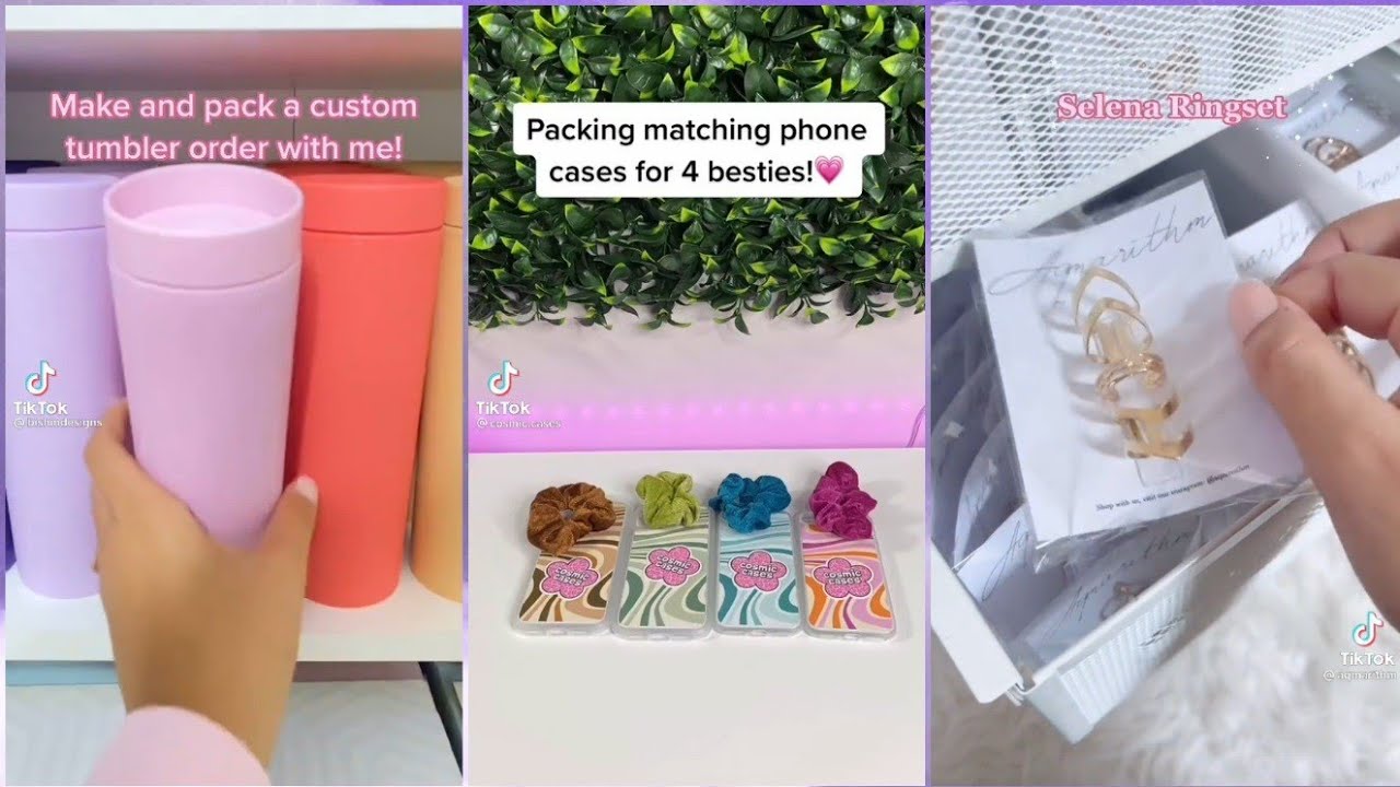 Packing orders Tik tok Compilation - YouTube
