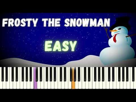 Christmas - Frosty The Snowman | EASY Piano Tutorial #christmas #easy ...