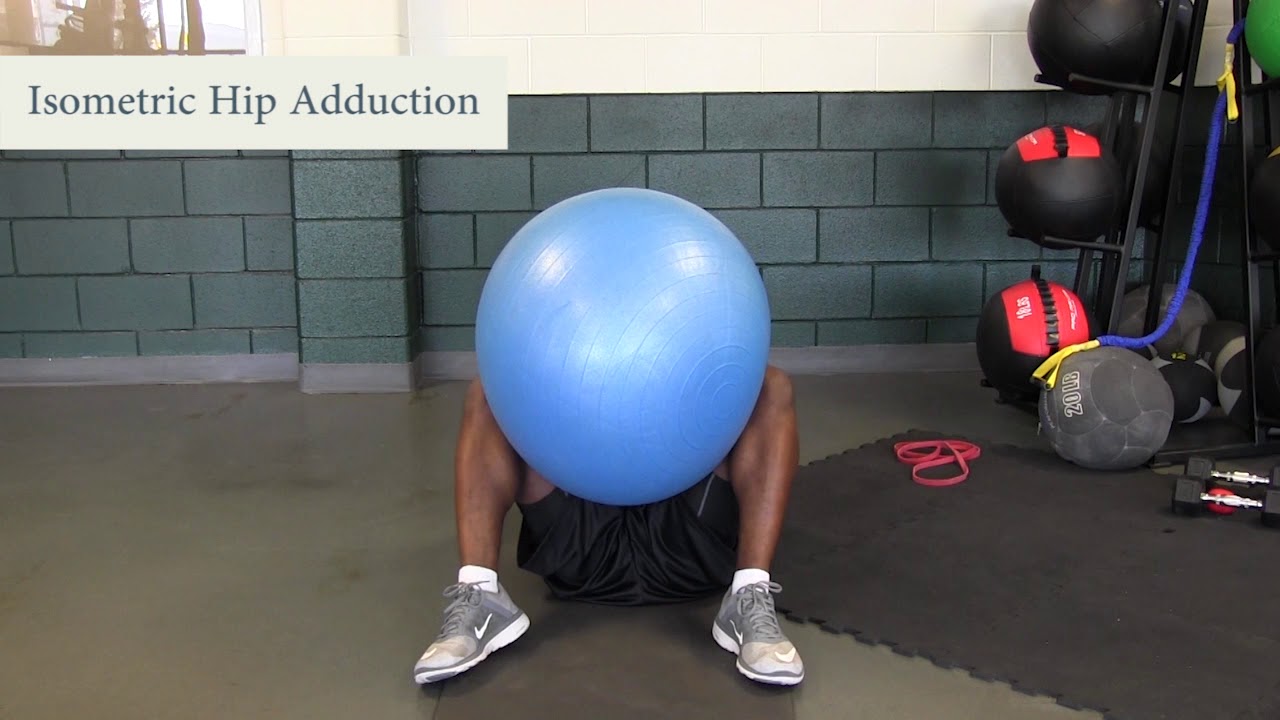 Isometric Hip Adduction - YouTube
