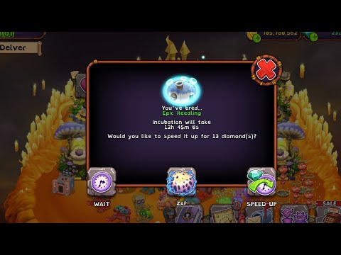 How to breed epic Reedling on fire haven in my singing monsters! - YouTube