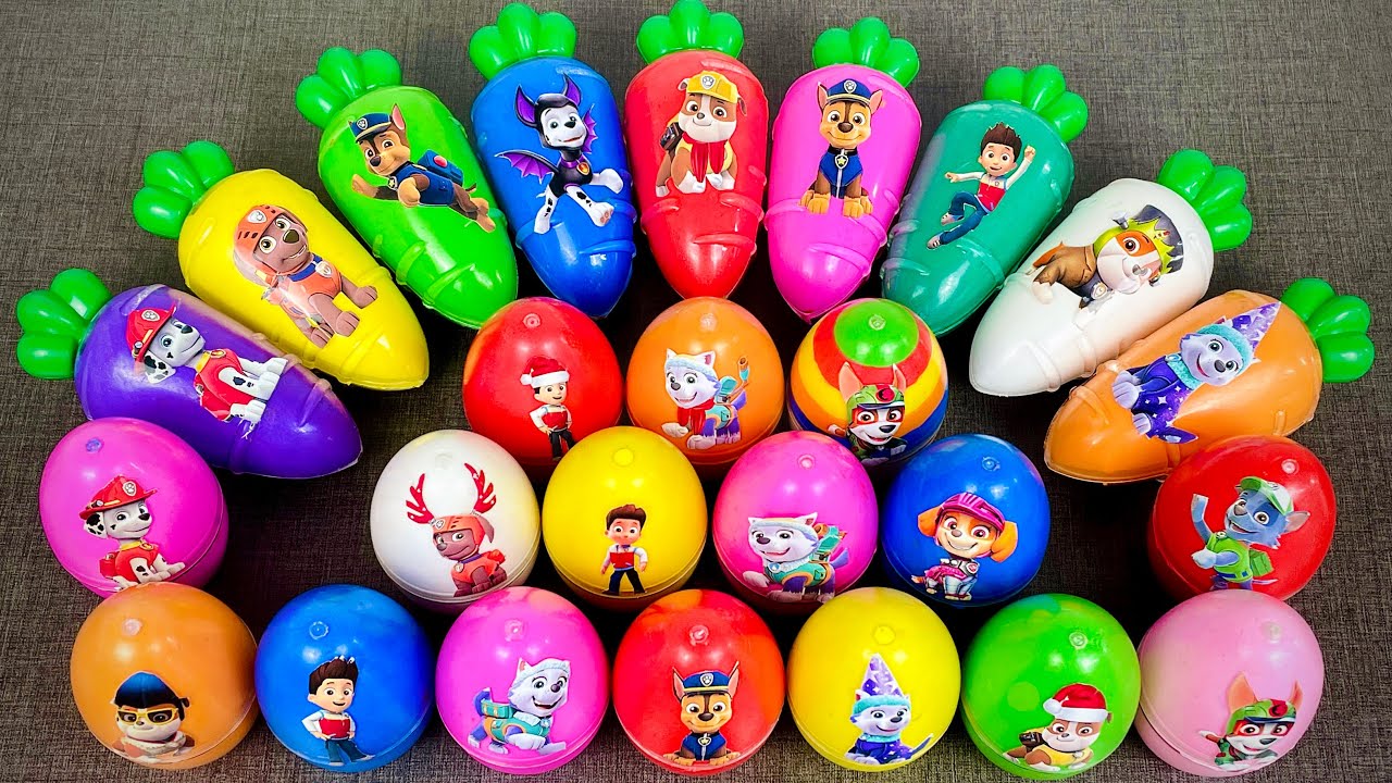 Looking For Paw Patrol Clay With Slime Coloring: Ryder, Chase, Marshall ...