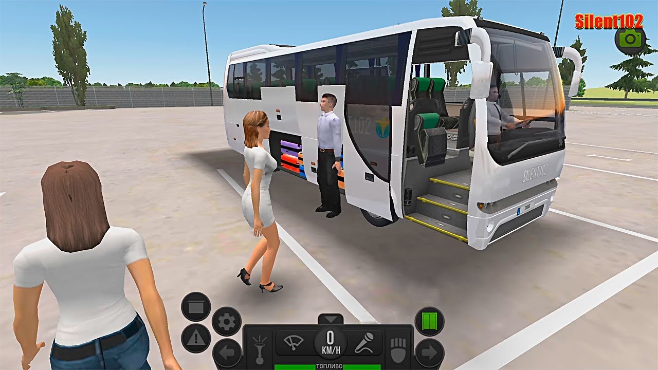 Bus Simulator: Ultimate - White Coach Bus Android iOS Gameplay - YouTube
