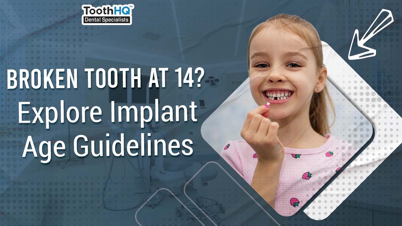 👶 Broken Tooth at 14? Implant Age 📚 - YouTube