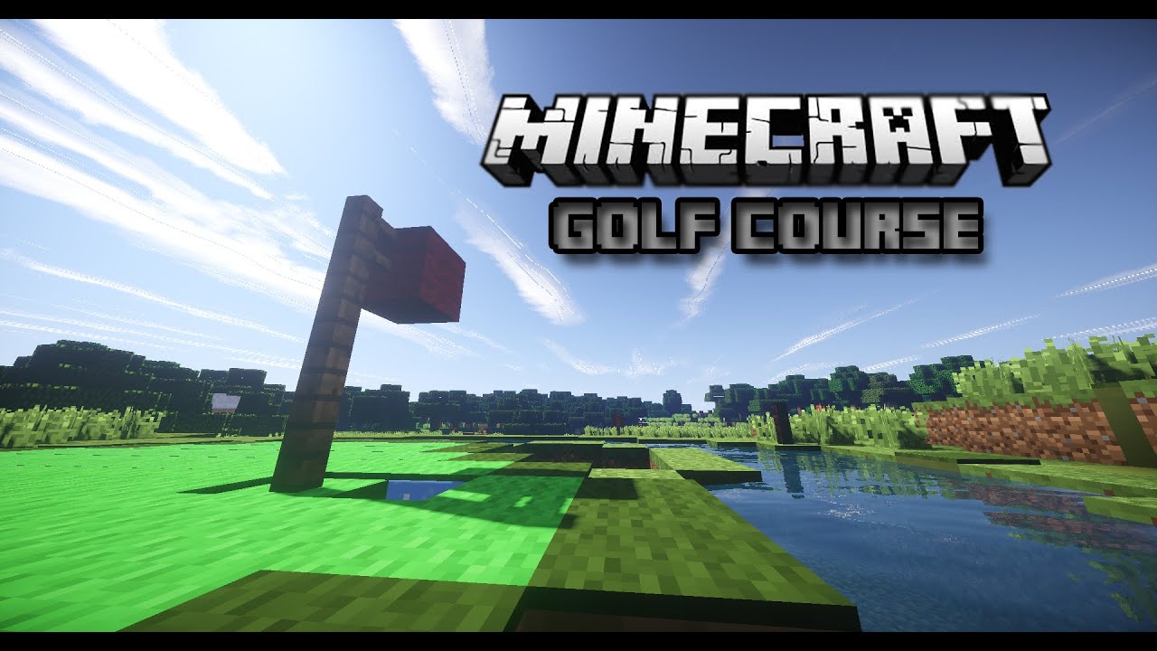 Minecraft Golf Course! - YouTube