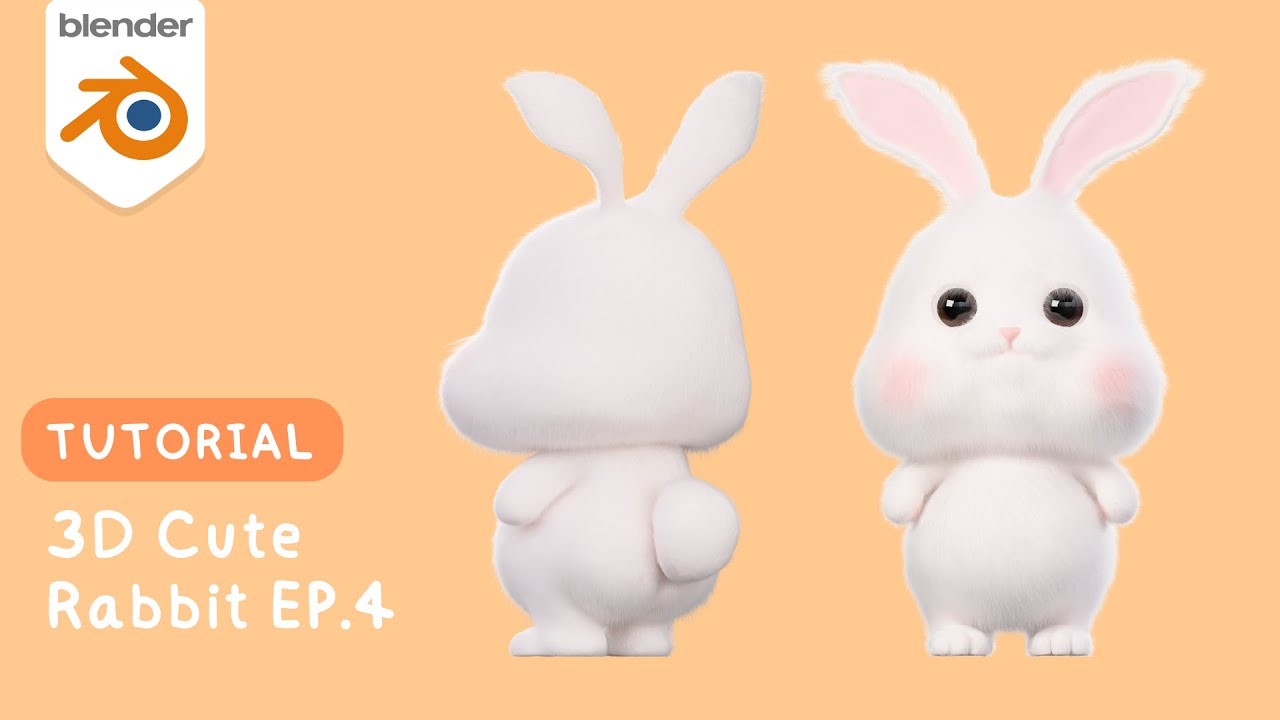 3D Character Cute Bunny EP. 4 | Blender Tutorial - YouTube