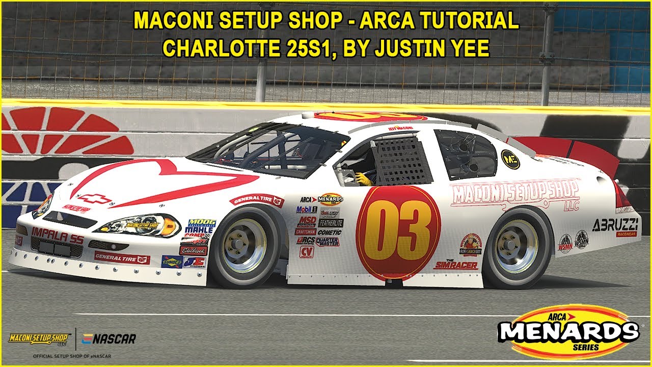 iRacing ARCA Charlotte Legacy Oval Guide to Qualifying and Race 25S1 ...