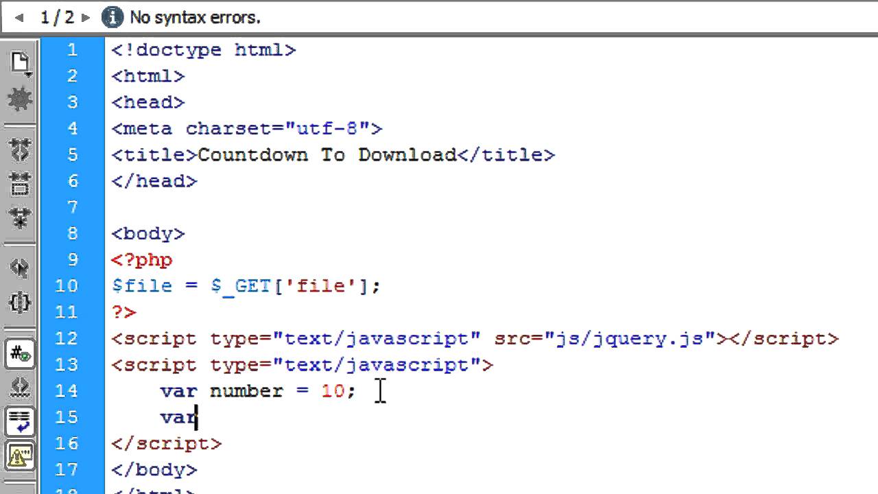 JavaScript Countdown To Download YouTube javascript-countdown-to-download-youtube