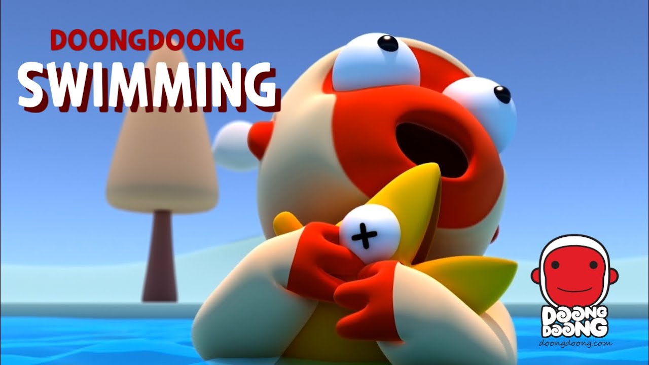 Doong Doong is playing in the pond while riding Toy But by accident, he ...