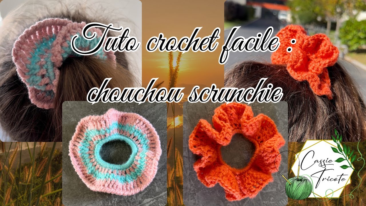 🧶Tuto crochet facile : Chouchou scrunchie - YouTube