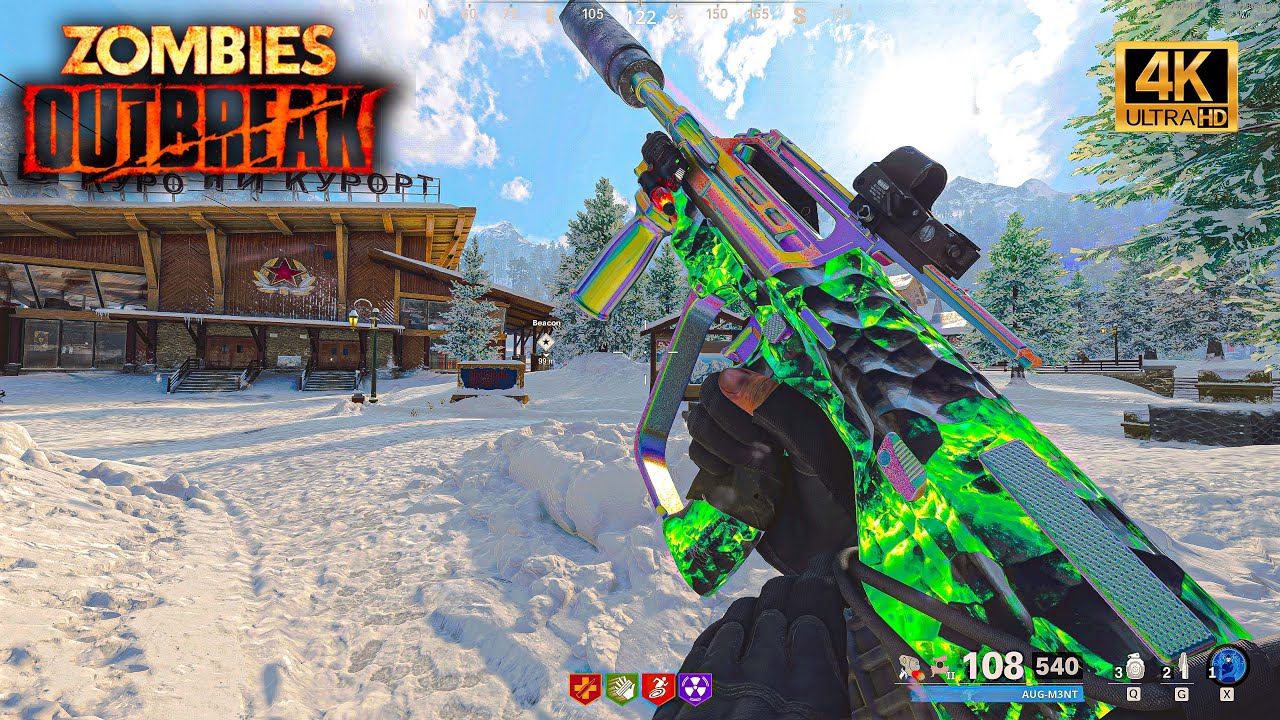 COD: Cold War Zombies | Solo Outbreak Gameplay With The AUG (No ...