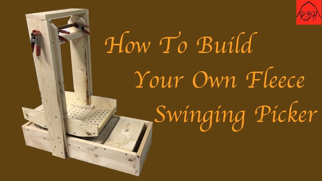 How to Build Your Own Fleece Swinging Picker Tutorial DIY - YouTube