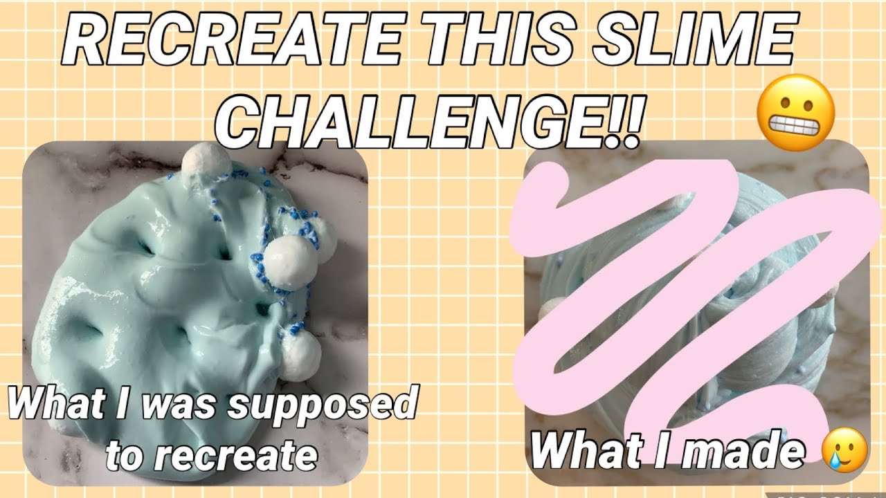 RECREATE THIS SLIME CHALLENGE!! Collab with Life with Liv - YouTube
