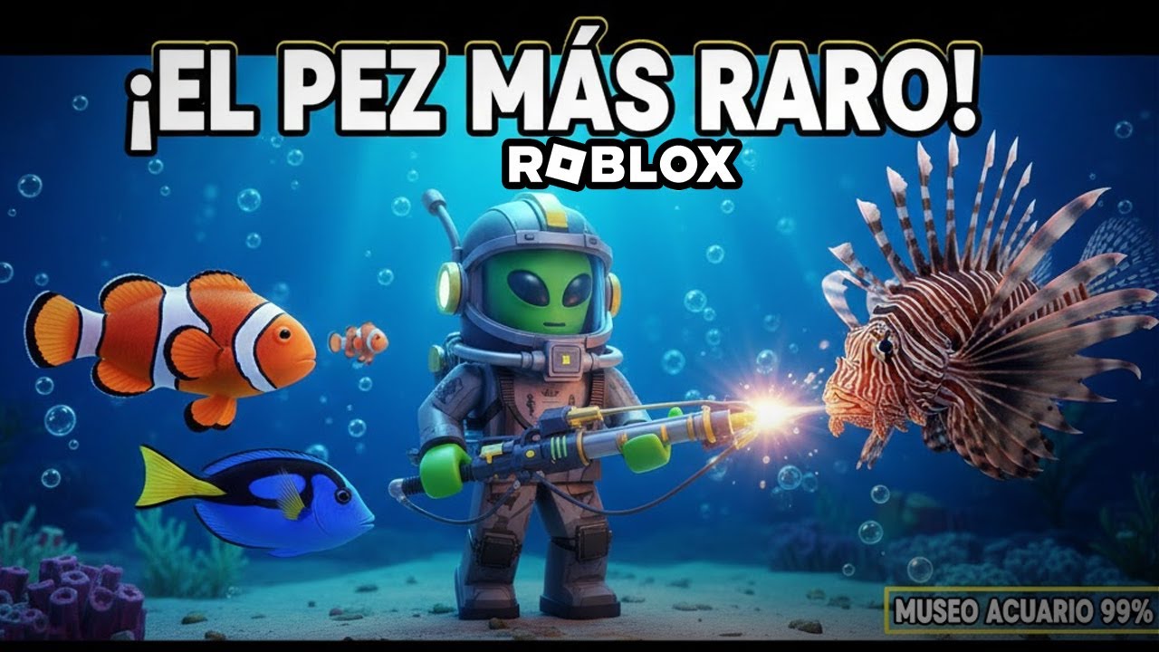 ¡Atrapé al PEZ LEÓN! 🦁🐟 Exploración del Mar Profundo | Roblox #roblox ...