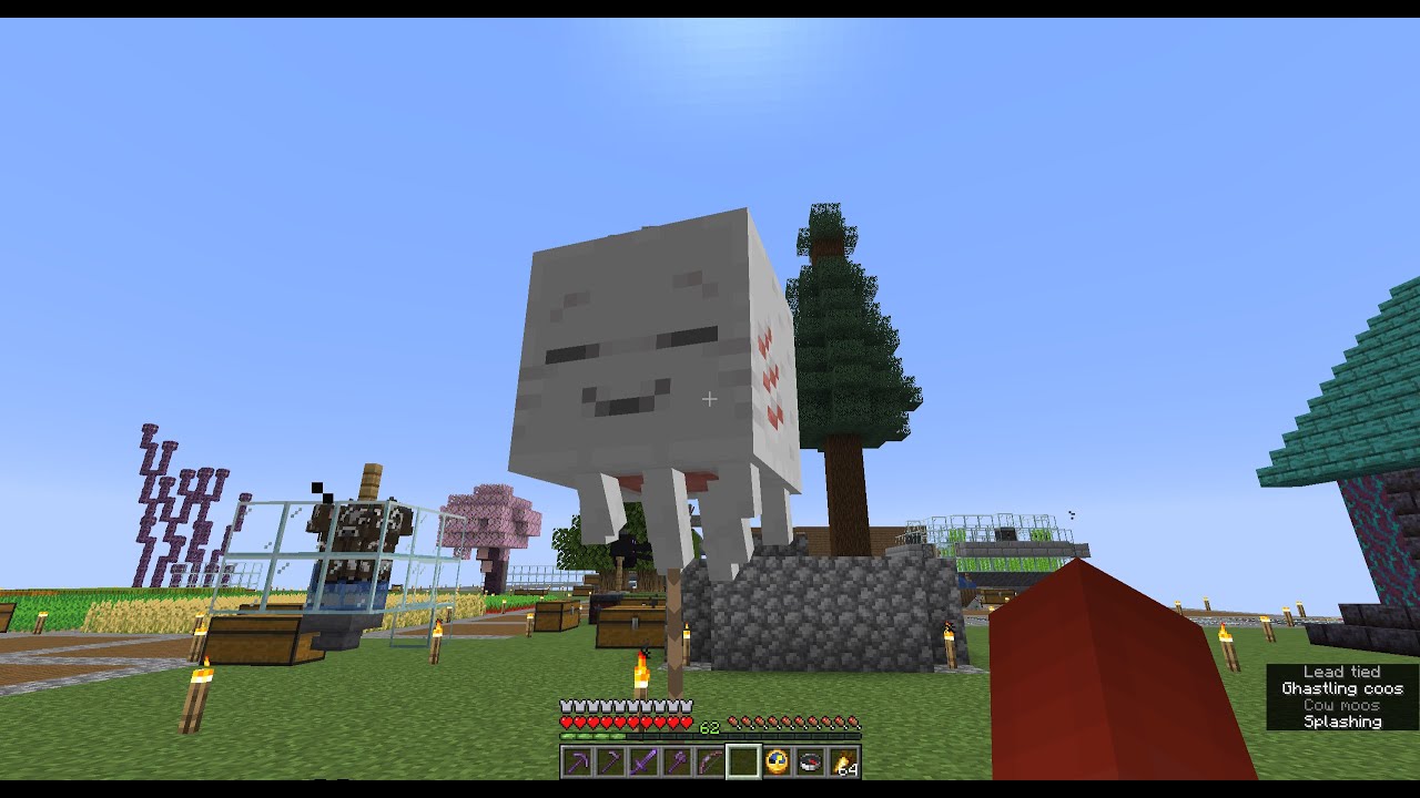 Minecraft FlatWorld #46: Ghastling - YouTube