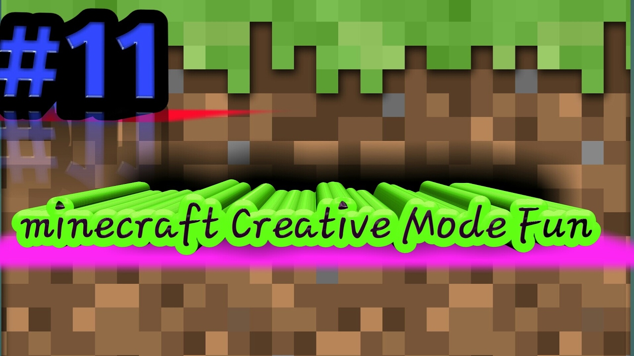 Minecraft Creative Mode Fun - underground base part 2- Episode 11 by ...