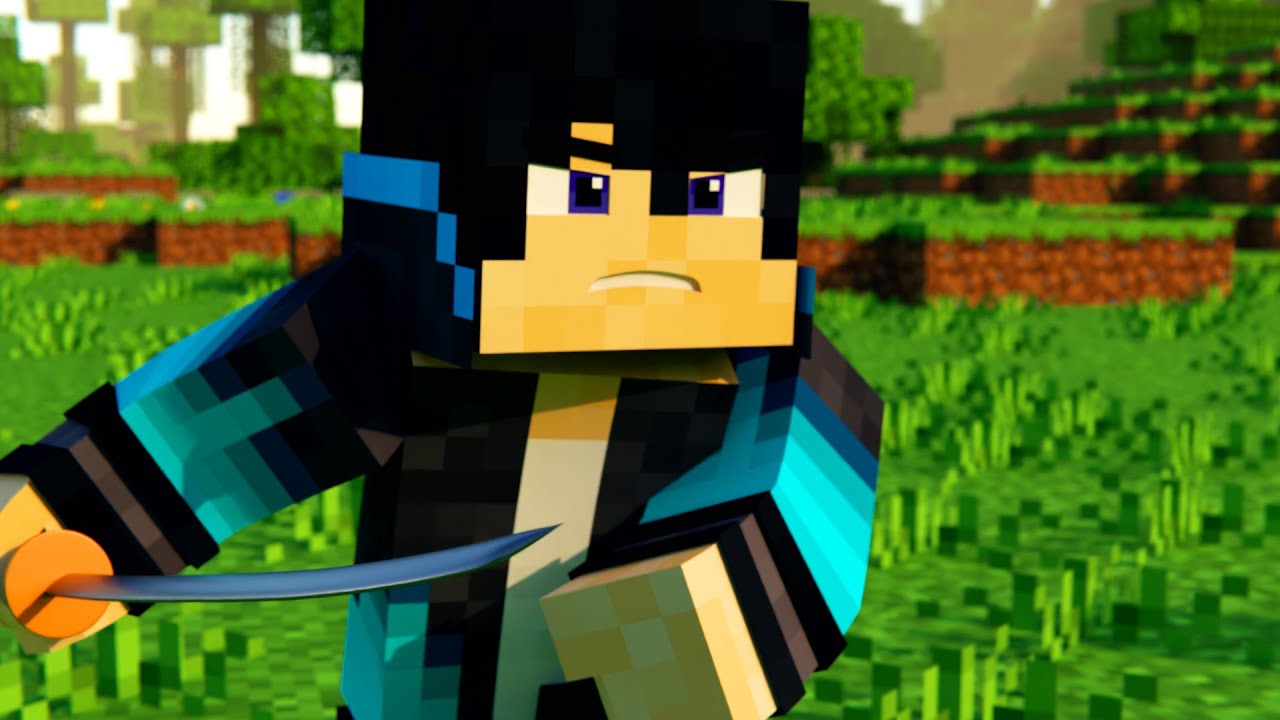 Minecraft Sword Fight With Katanas!! (Minecraft Animation) - YouTube