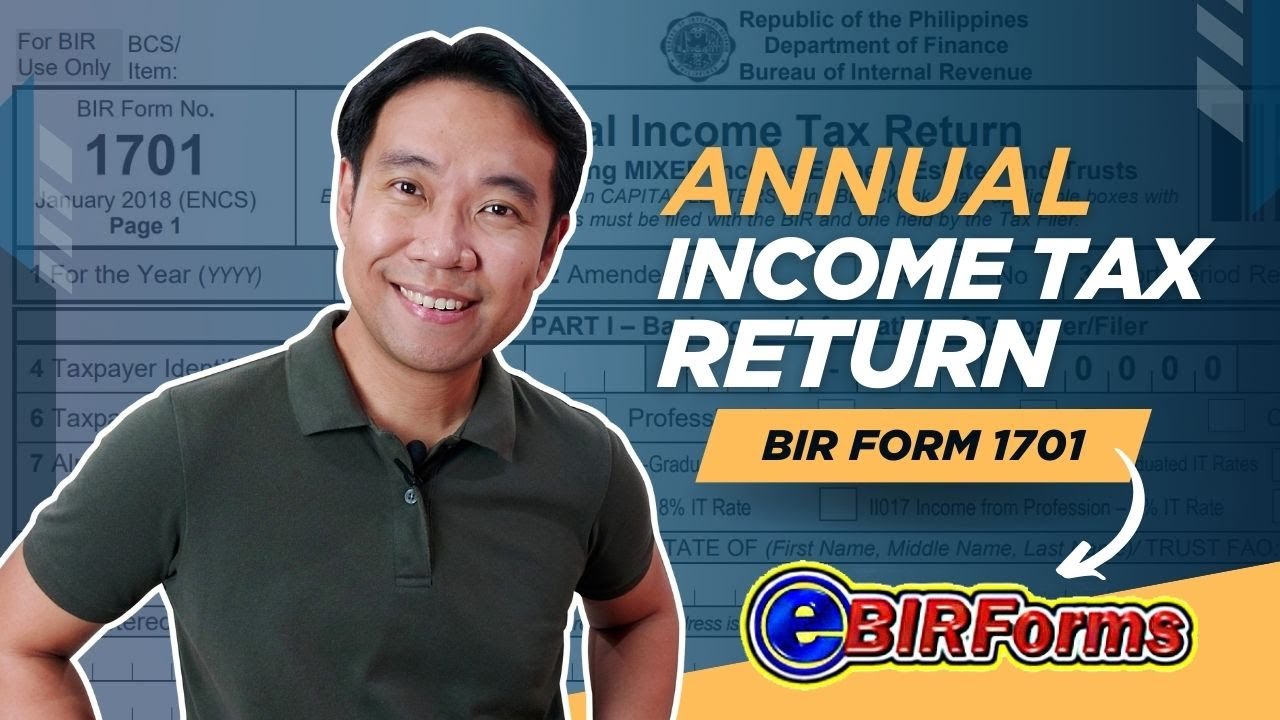 How to File Annual Income Tax Return 1701 via eBIR Forms (Mixed Income ...