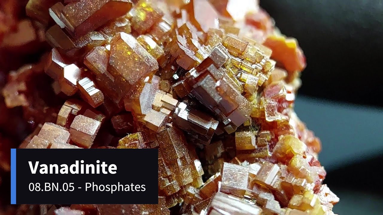 08.BN.05 - Vanadinite ‐ #B16 - Minéraux - YouTube