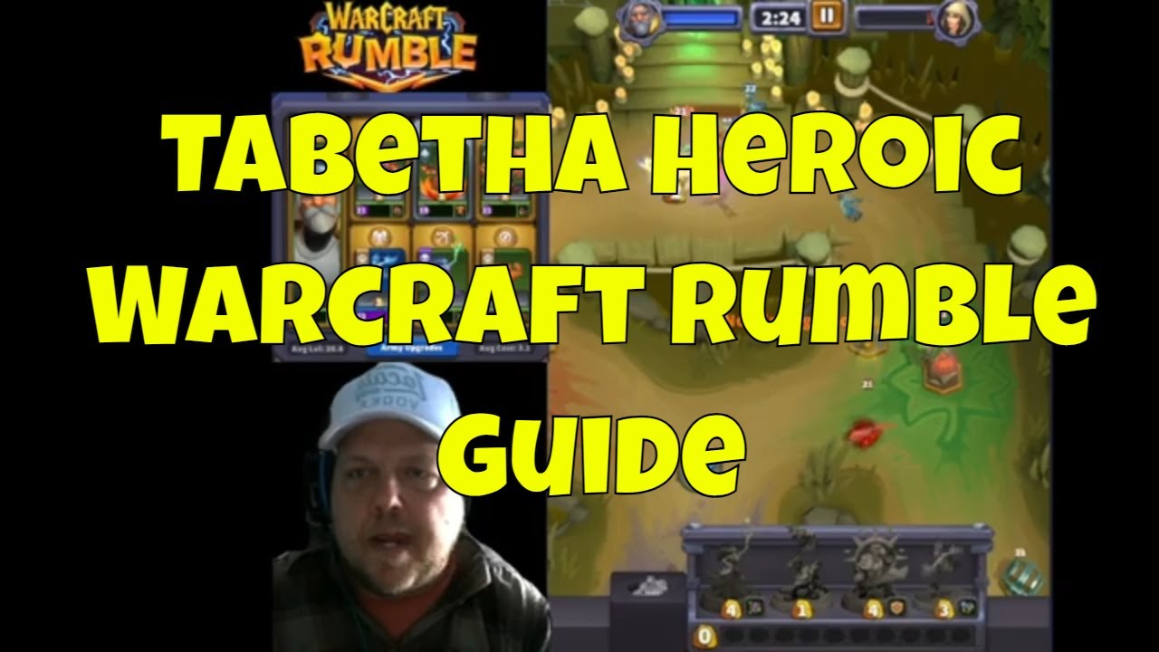 Tabetha Heroic Free to Play Red Level Warcraft Rumble Guide - YouTube
